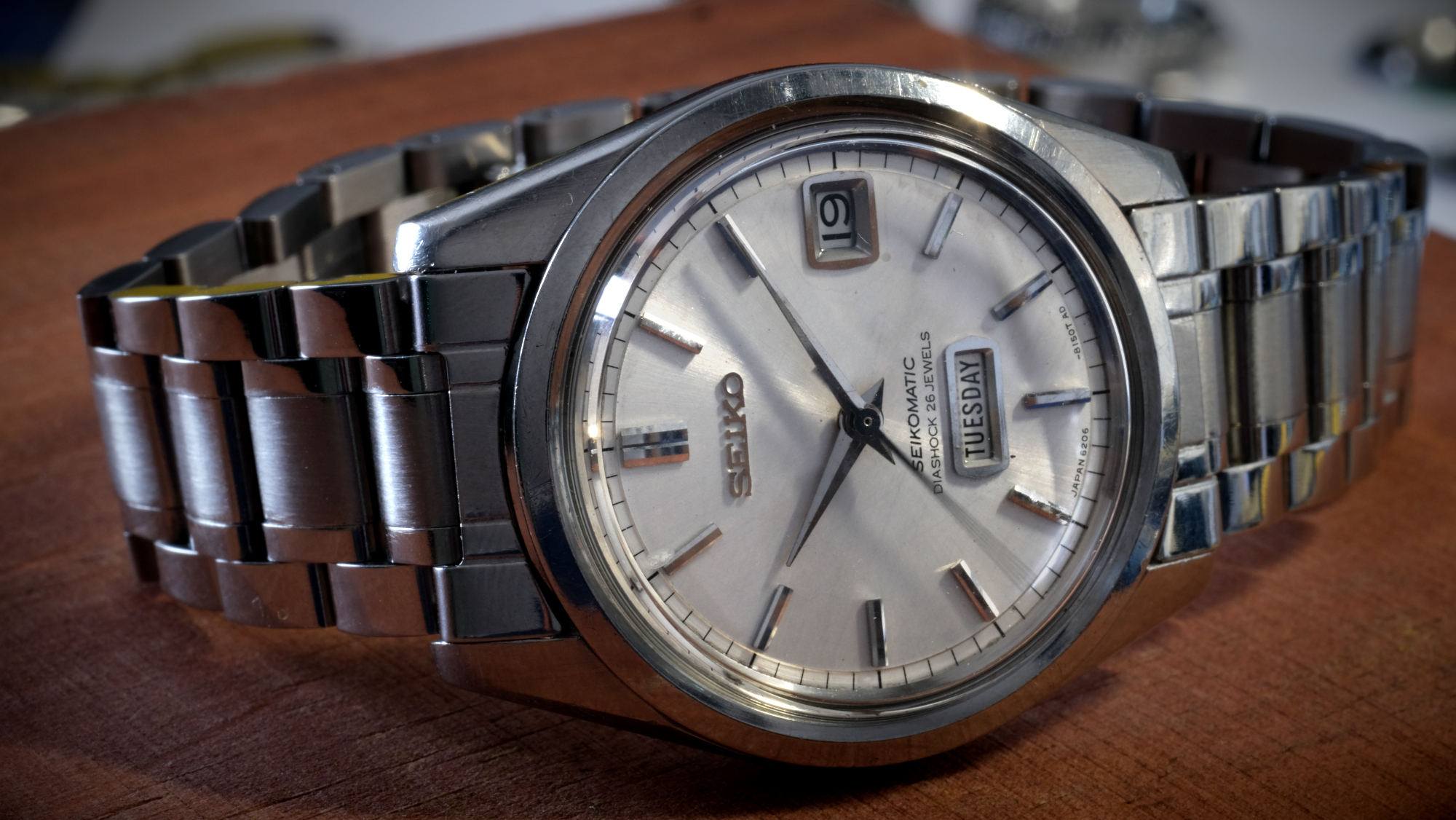 26 Jewel Seikomatic from the 1960s - Richard Perrett Watchmaker