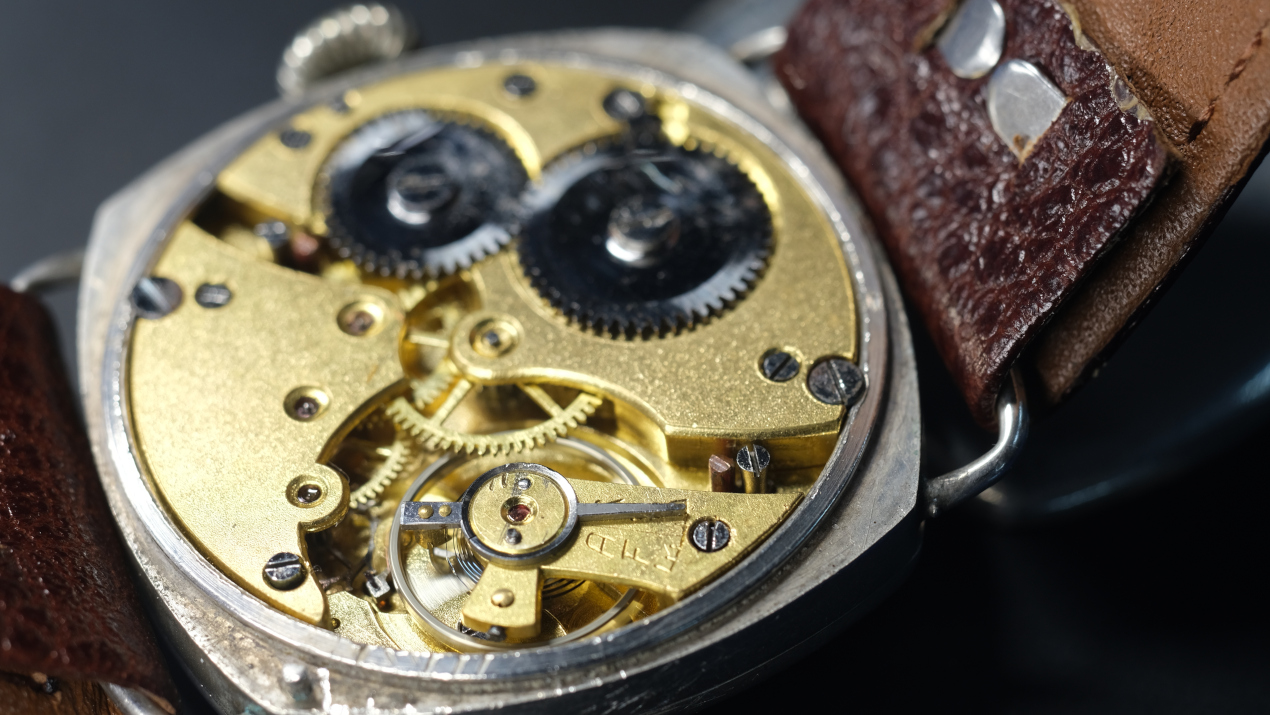 Solid Silver Trench Watch - Richard Perrett Watchmaker